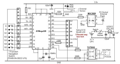 atmega328p schematic diagram