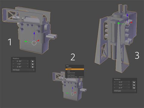 apply rotation reset rotation modeling blender artists community