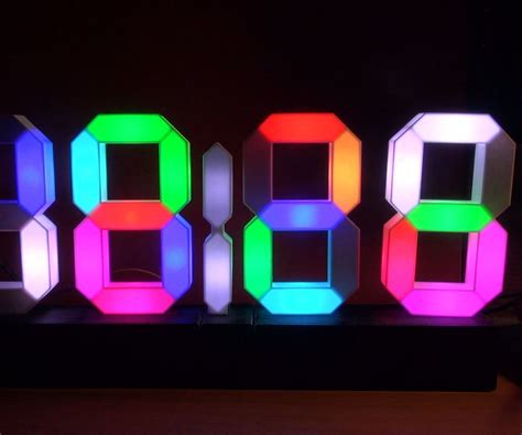 7 segment clock 4 steps with pictures instructables