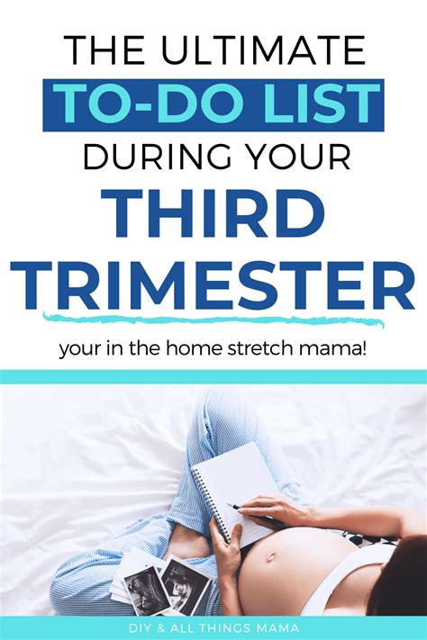 The Ultimate Third Trimester Checklist With Free Printable Artofit