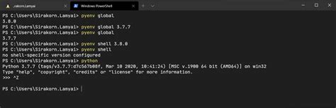 bug can t get shell specific version to be working · issue 193