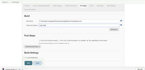 jenkins continuous integration build your selenium maven