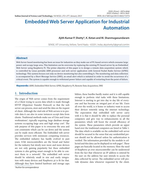 arm based embedded web server for industrial applications uii app