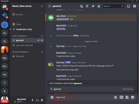 how to get reaction roles on discord with carl bot