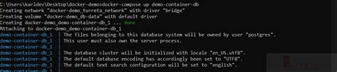 docker compose yml for postgresql turreta
