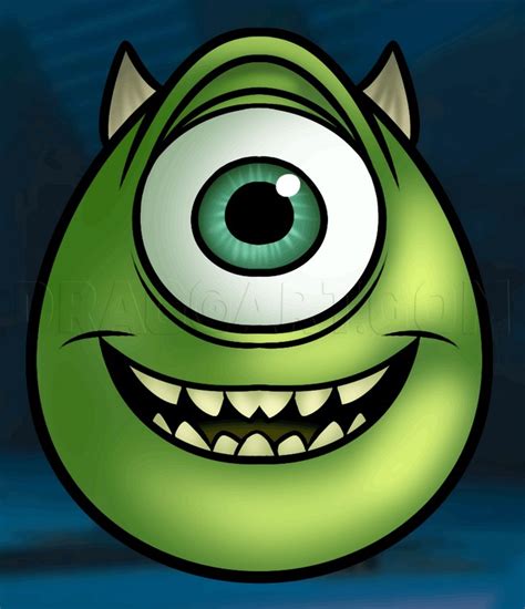 19 Mike Wazowski Drawing Ideas How To Draw Mike Wazowski Diyncrafty