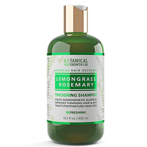 Anti Hair Loss Shampoo Lemongrass And Rosemary Organic Etsy
