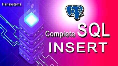 sql insert statement insert query sql tutorial for beginners sql