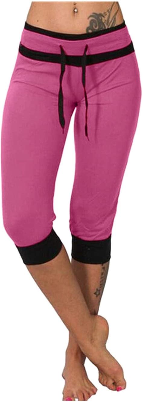Lakoya Caprihose Damen Sommer 3 4 Sport Stretch Hosen Aus Baumwolle