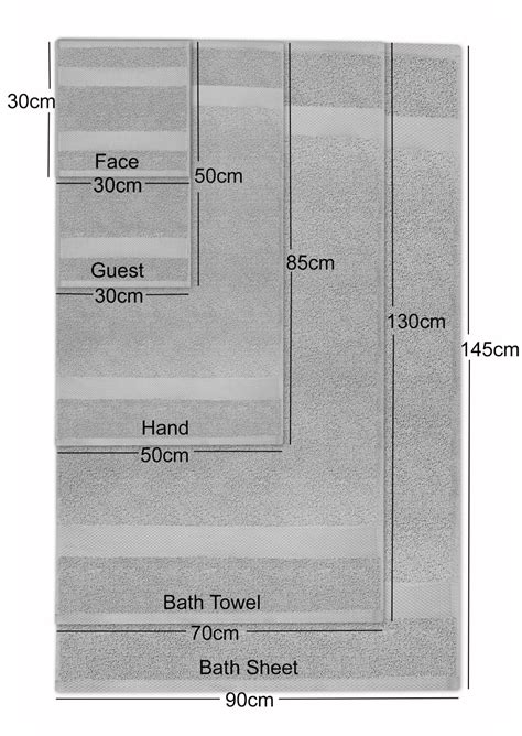 A Guide To Uk Towel Sizes – Bath Guest Hand And More