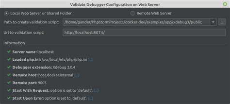 php xdebug [step debug] could not connect to debugging client