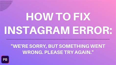 how to fix instagram action block error 2023 we re sorry but something