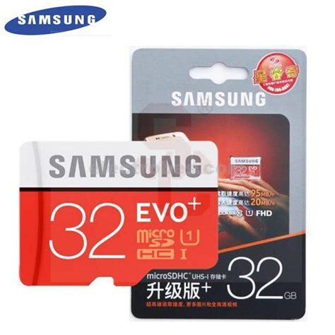 samsung evo plus 32gb microsdhc memory card class 10