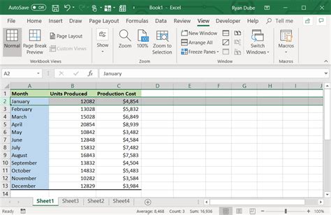 excel sum formula shortcut key