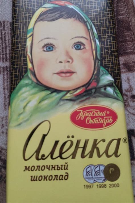 Молочный шоколад Алёнка Красный октябрь калорийность пищевая