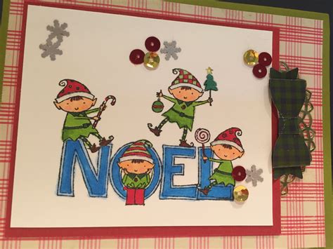 Elves Christmas Card Elf Christmas Card Cards Handmade Christmas Elf