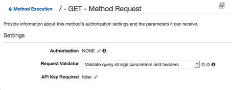 set up basic request validation in api gateway amazon api gateway