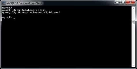 mysql tutorial start interacting with mysql and create database
