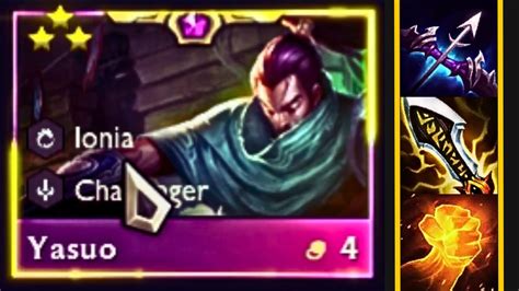 Nihius Tft ⭐⭐⭐yasuo 3 Star 6 Ionia 4 Challenger Insane Tft
