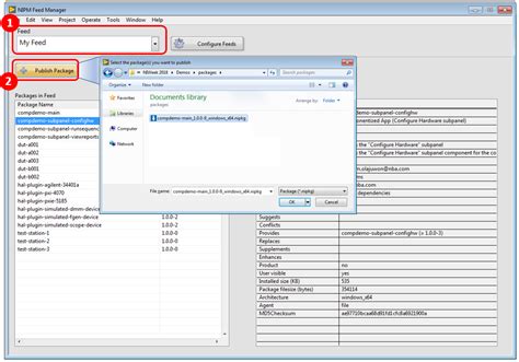 distribute packages using ni package manager ni community