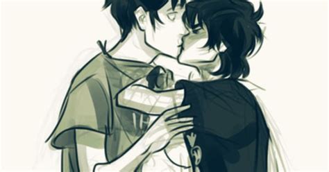 Percy And Nico Kiss Part 1 Nico Di Angelo Pinterest Percy Jackson