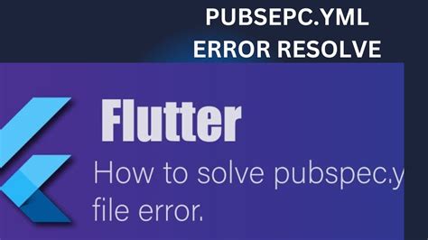 flutter error detected in pubspec yml [expected a key while parsing a