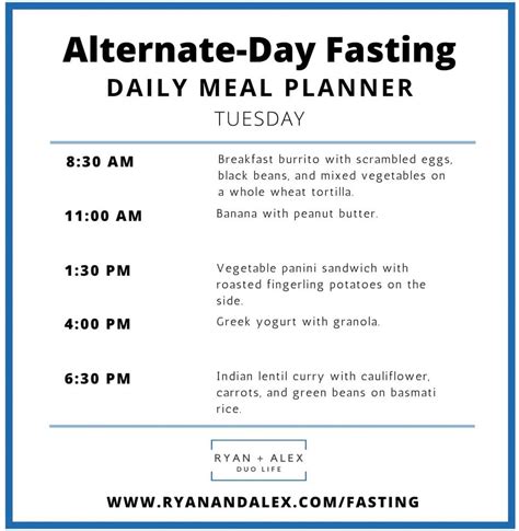 Intermittent Fasting Meal Plan Pdf To Optimize Results