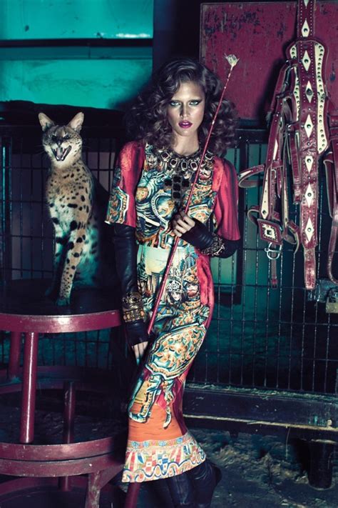 Kim Cloutier Joins The Circus For Dress To Kill Magazine By Chris Nicholls