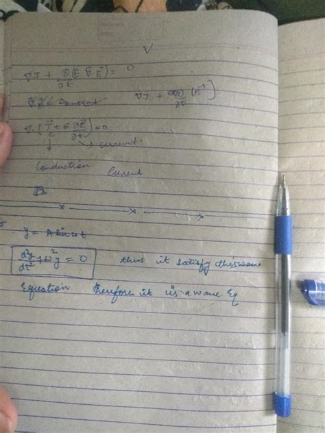 Which Of The Following Equations Represents A Wave