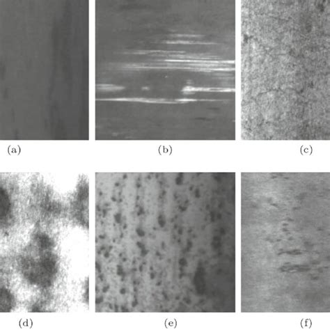 Examples Of Steel Surface Defects A Inclusion B Scratches C Crazing