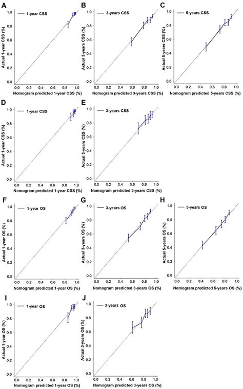 Bootstrap Calibration Of Nomograms In The Training Cohort And External