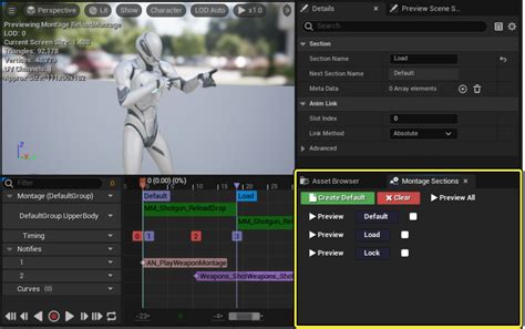 animation montage in unreal engine unreal engine 5 1 documentation