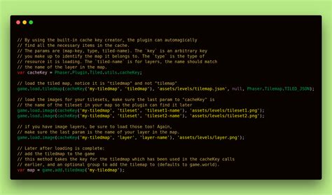 phaser news phaser tiled an npm package for optimizing large tiled