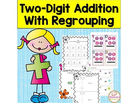 two digit addition with regrouping teaching resources