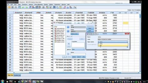 Spss Tisdagstips 25 April 2017 Cox Regression Youtube
