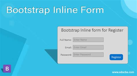 bootstrap inline form how inline form work in bootstrap