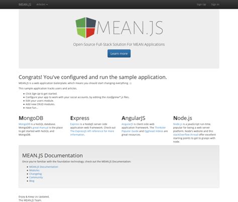 install mean js stack in ubuntu 18 04 lts ostechnix