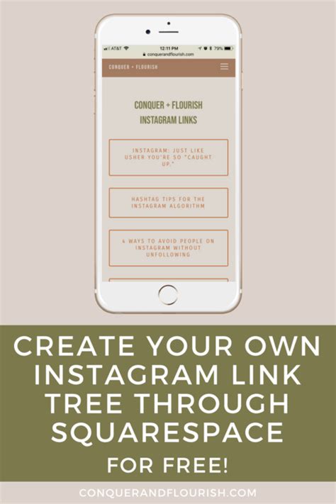 Make Yourself A Link Tree For Instagram That Directs To Your Own