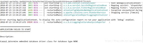 springboot配置了数据源但起动时报错cannot determine embedded database driver class