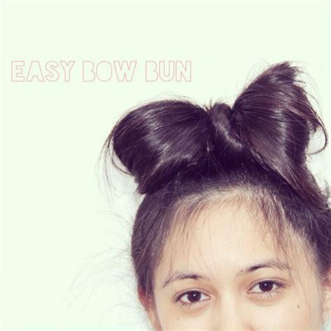 How To Make A Hair Bow Bun