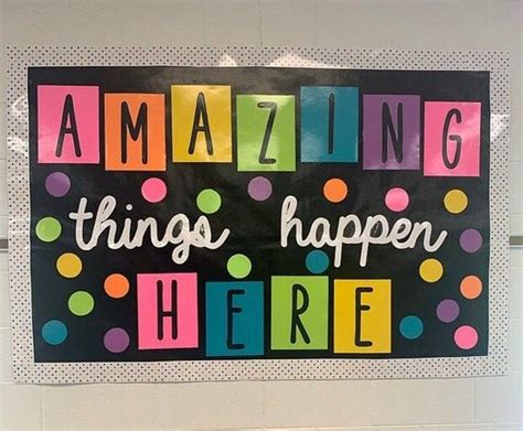 Teachers School Bulletin Board Cutouts Diy Kit Amazing Things Happen