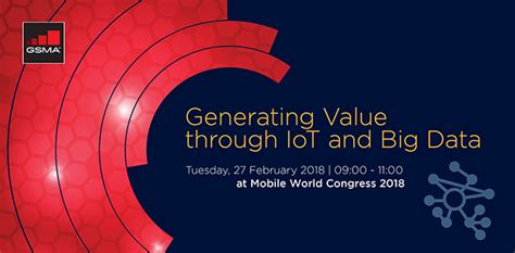 gsma generating value through iot and big data internet of things