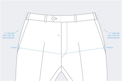 How To Measure Pants Hip Width Proper Cloth Help