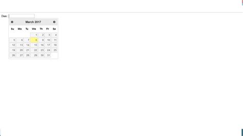jquery css effect on daterangepicker not working stack overflow