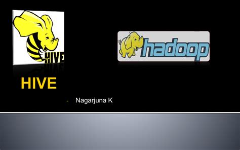 hive introduction and setup hadoop