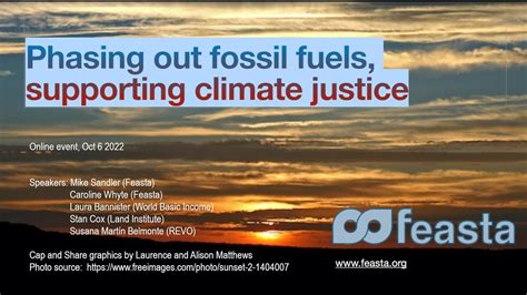 Phasing Out Fossil Fuels Supporting Climate Justice Youtube