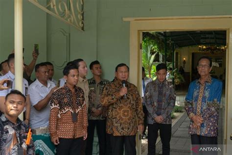 Prabowo Subianto Bertemu Sri Sultan Hb X Di Yogyakarta Antara News