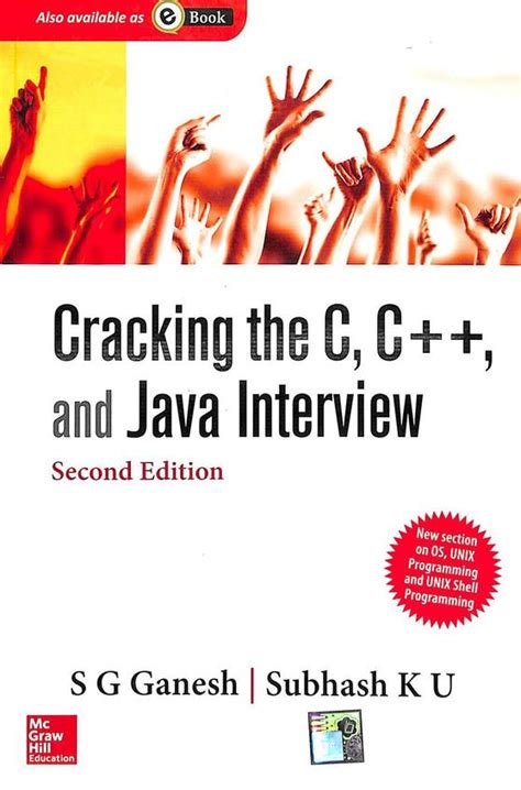 buy cracking the c c and java interview book sg ganesh ku subhash