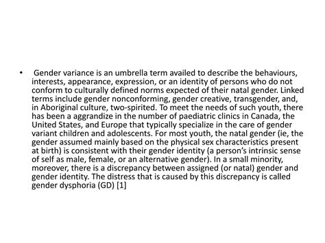 Gender Dysphoria State Ppt Free Download
