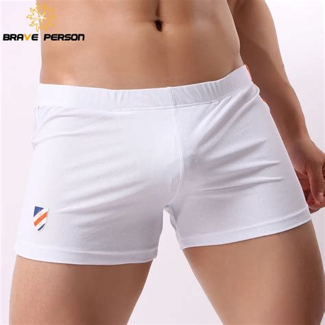 Buy Brand Underwear Men Boxers Shorts Mesh Breathable